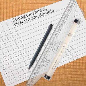 Other | Multipurpose Drawing Parallel Rolling Ruler 12 Inch Drawing ...